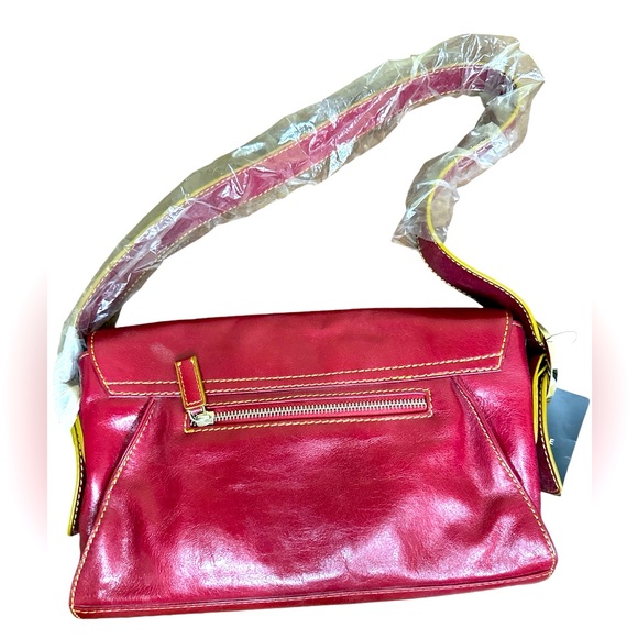 Prague | Bags | Prague Red Leather Purse Nwt With Original Dust Bag ...